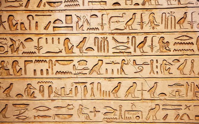 Geroglifici, la scrittura degli Egizi - Storia - Studia Rapido