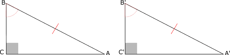 Criteri di congruenza dei triangoli rettangoli - geometria - Studia Rapido